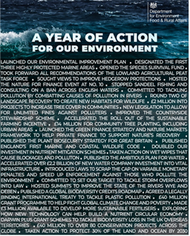 Coverage of the OEP report – Defra in the media